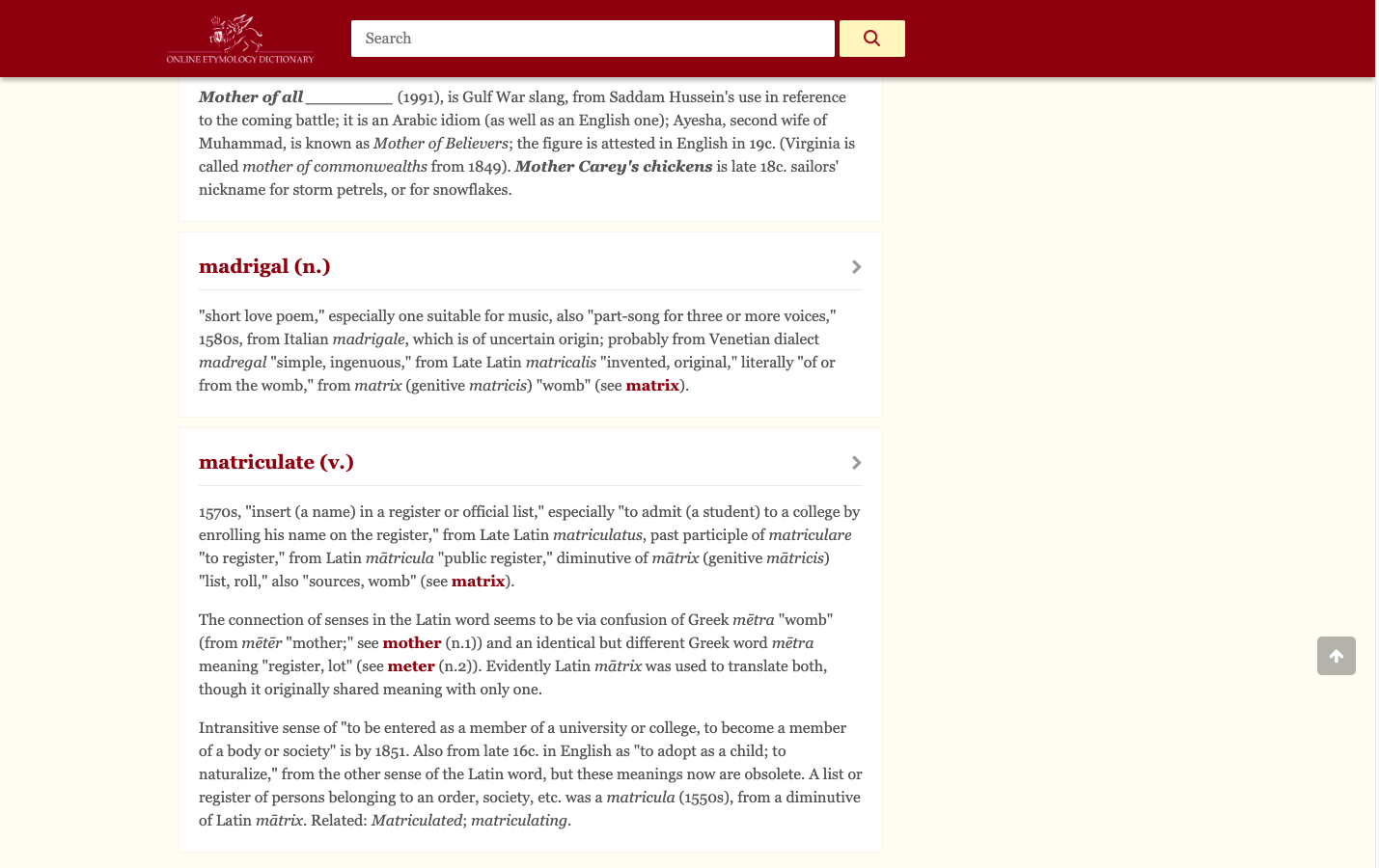 Etymonline 英语词源字典：单词含义及历史-AI工具箱