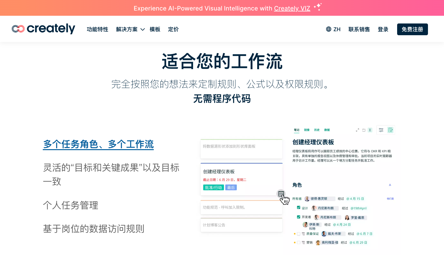 Creately：高颜值、强大的可视化协作和图表制作平台-AI工具箱