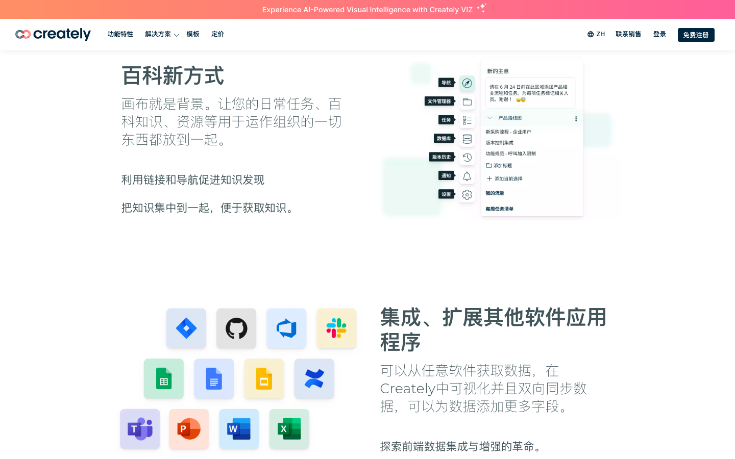 Creately：高颜值、强大的可视化协作和图表制作平台-AI工具箱