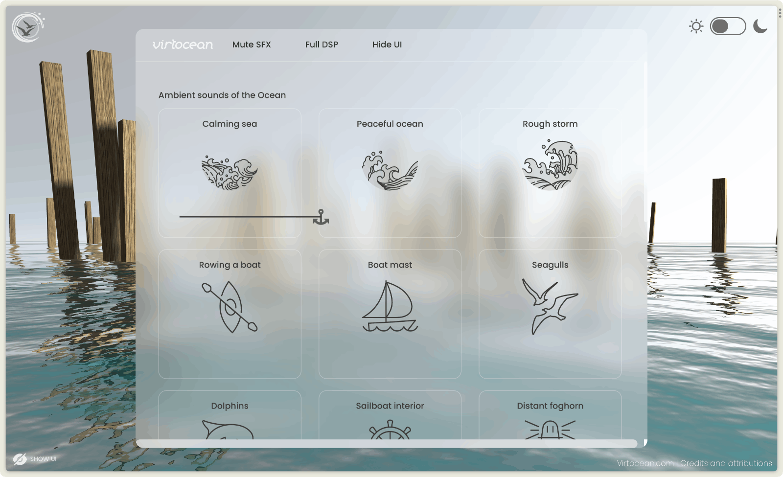 VirtOcean 海洋之声：海洋白噪音生成器，提供舒缓的海洋声音。-AI工具箱