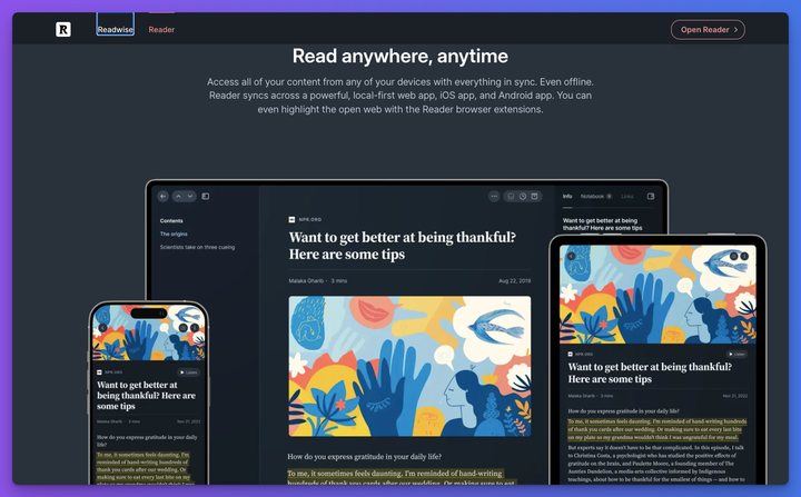 Readwise Reader 全能阅读器：All in One 的智能阅读应用-AI工具箱